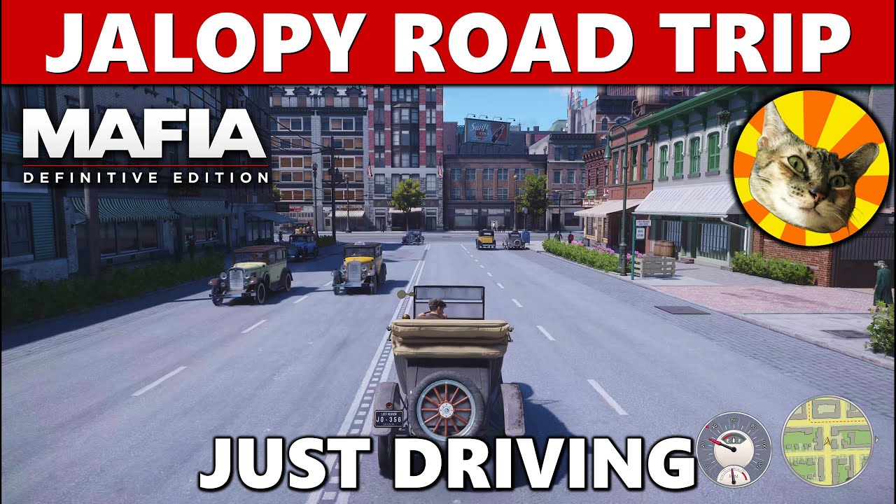 Driving around the map with a jalopy lol | Mafia: Definitive Edition ...
