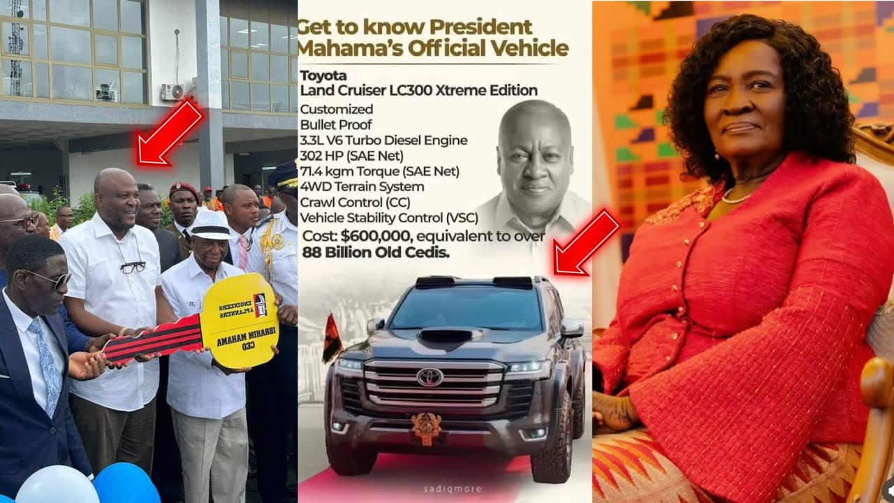 Ibrahim Mahama Śħ0ck & Donated 2 Exclusive 88 Billion Bǔllet Proof Cars ...