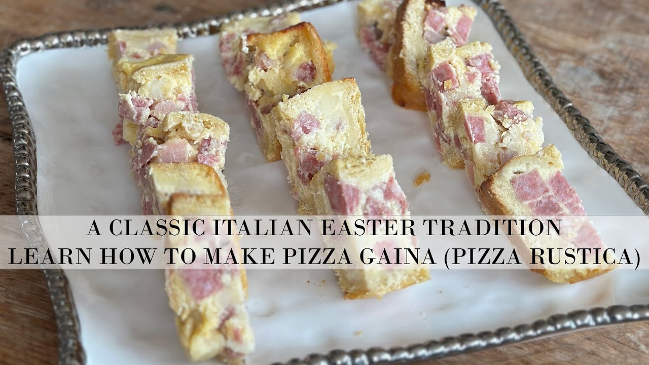 LEARN HOW TO MAKE PIZZA GAINA (PIZZA RUSTICA) FOR EASTER! - YouTube