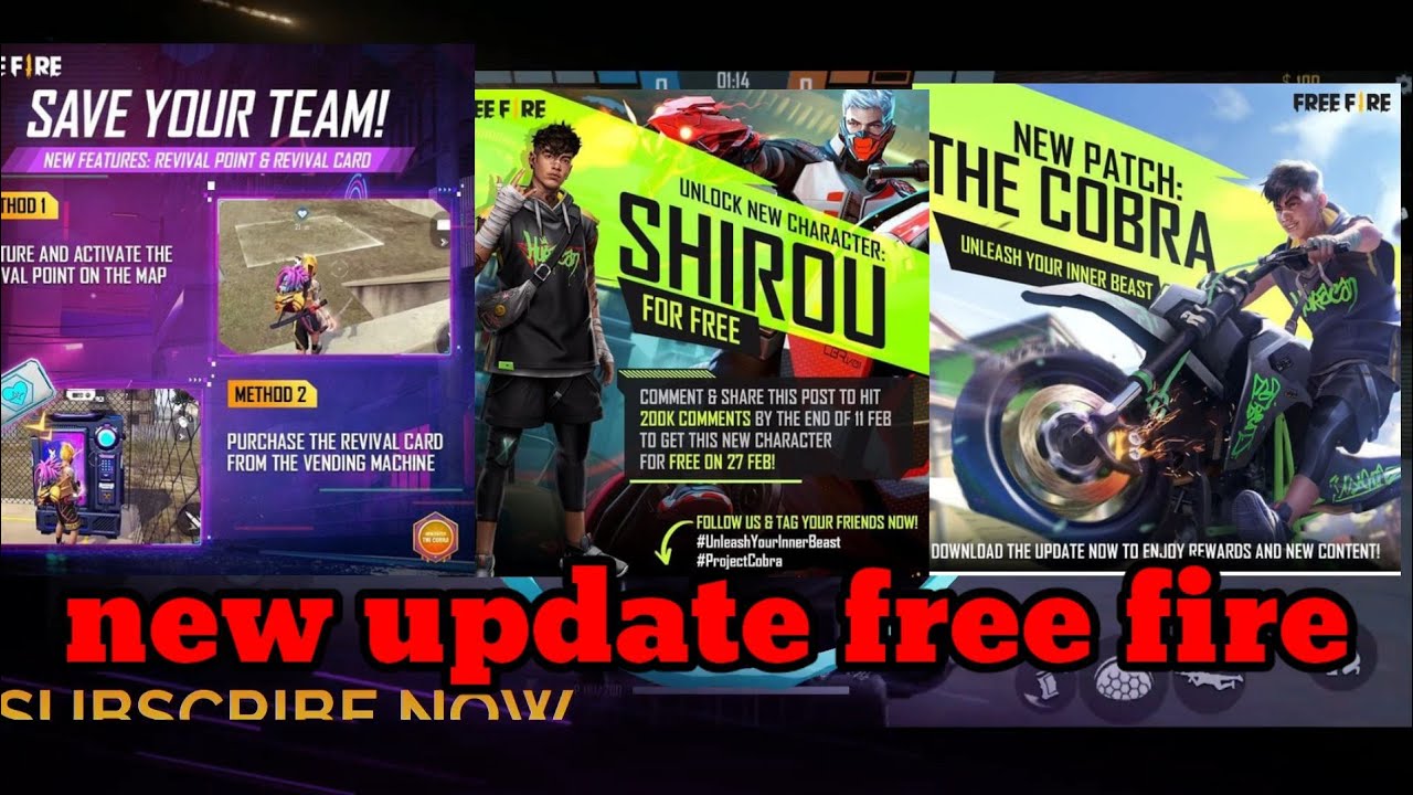 new update garena free fire 🔥 (rook ff) mood - YouTube