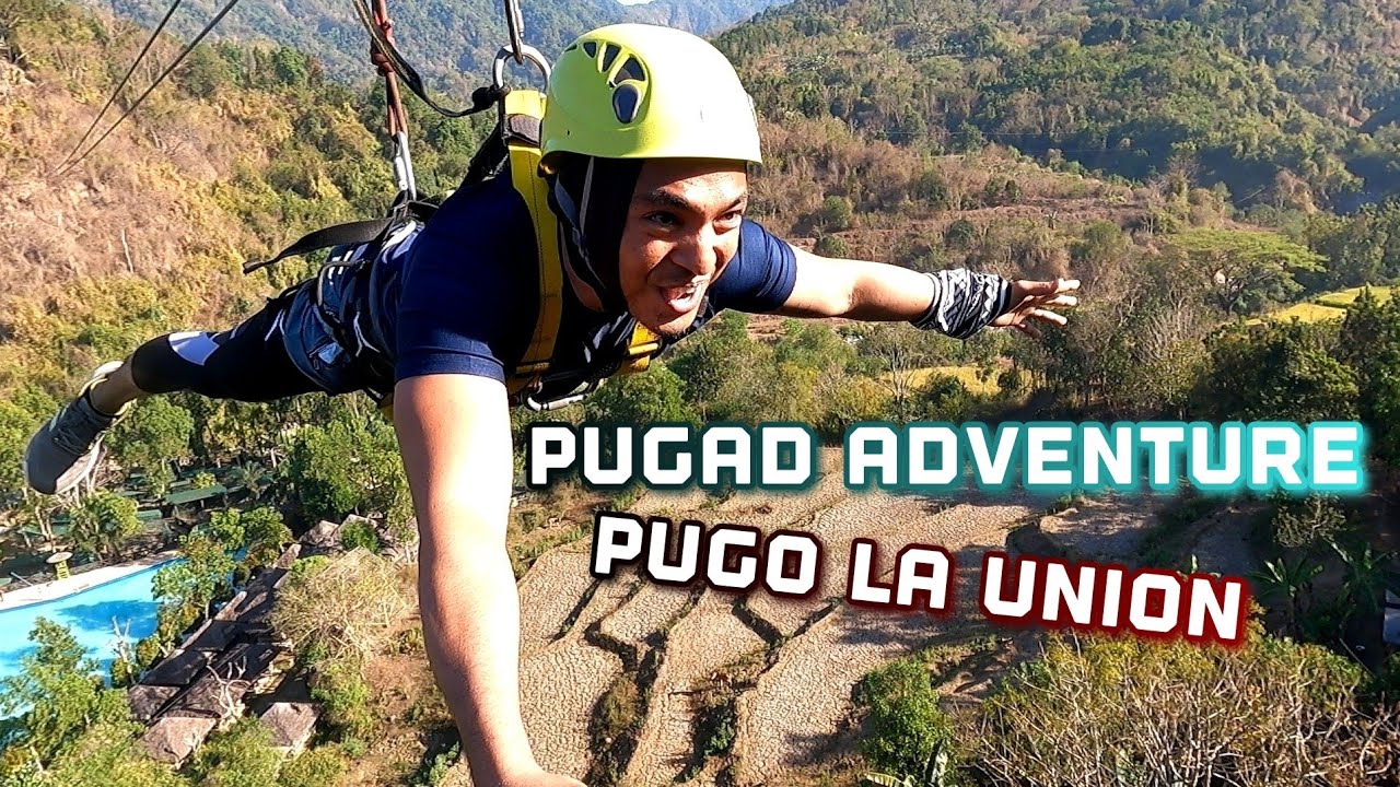 pugad adventure pugo la union first time zipline - YouTube