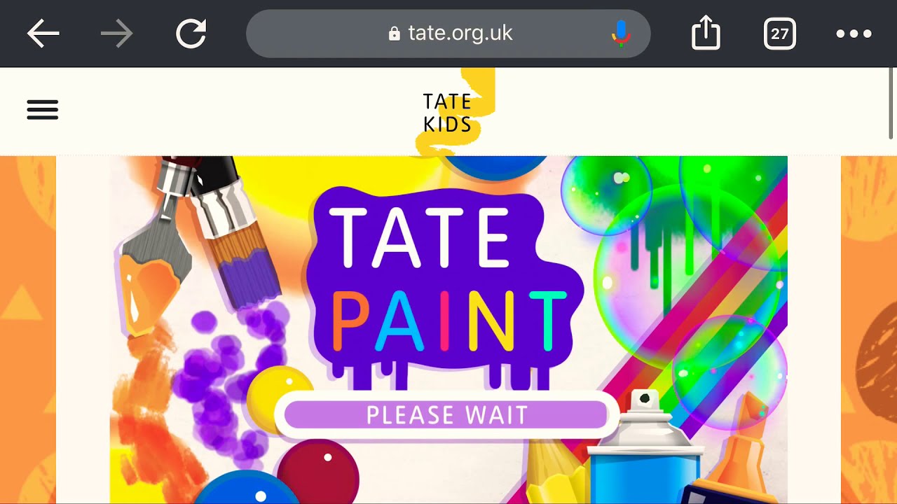 Playing Tate paint 🎨 in google - YouTube