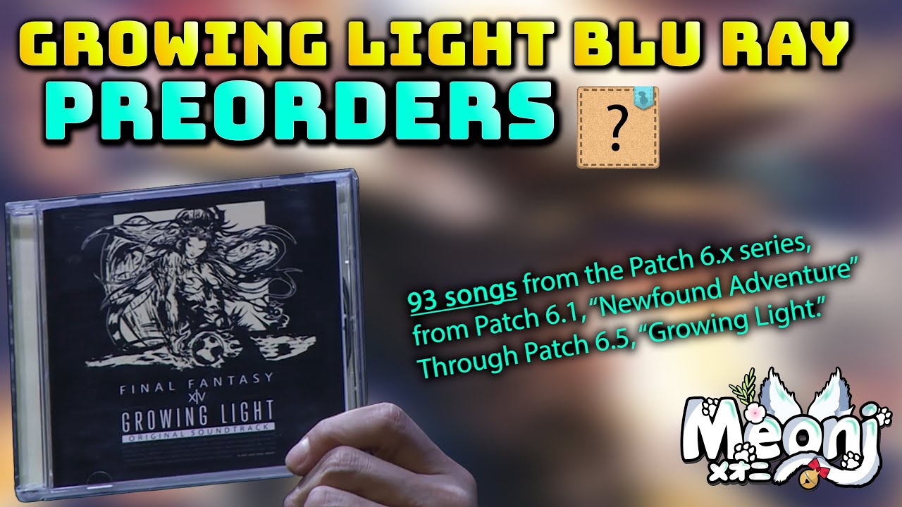 FFXIV: Growing Light Blu Ray Preorder! Comes With Hydaelyn Idol Minion ...
