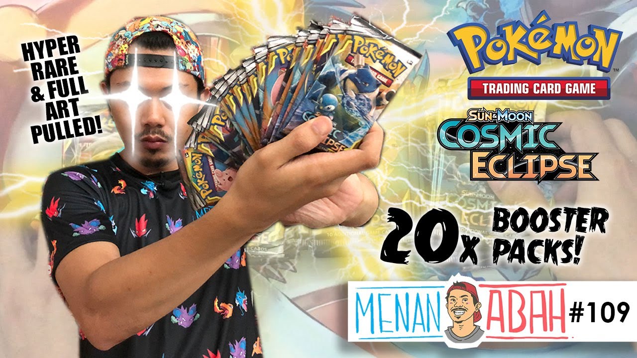 VARIOUS PULLS Including HYPER RARE from 20 Packs of COSMIC ECLIPSE ...