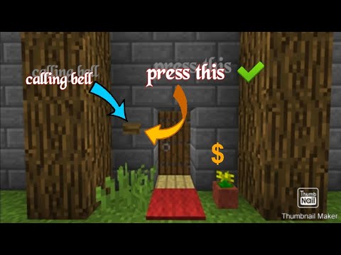 How yo make a working calling bell in minecraft [minecraftpart =4 ...