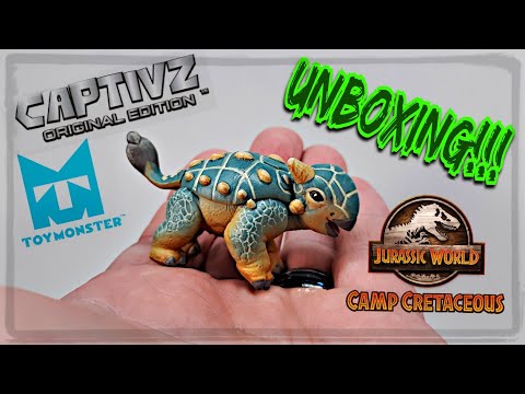Unboxing the ENTIRE 2021 Toymonster International Captivz Jurassic World Camp Cretaceous line!!!