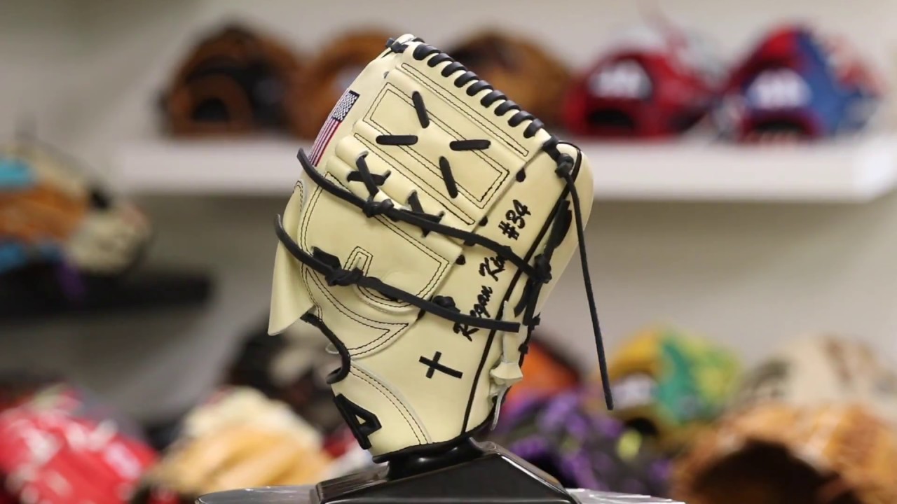 44 Pro Custom Baseball Glove Signature Series Blonde Black Two Piece ...