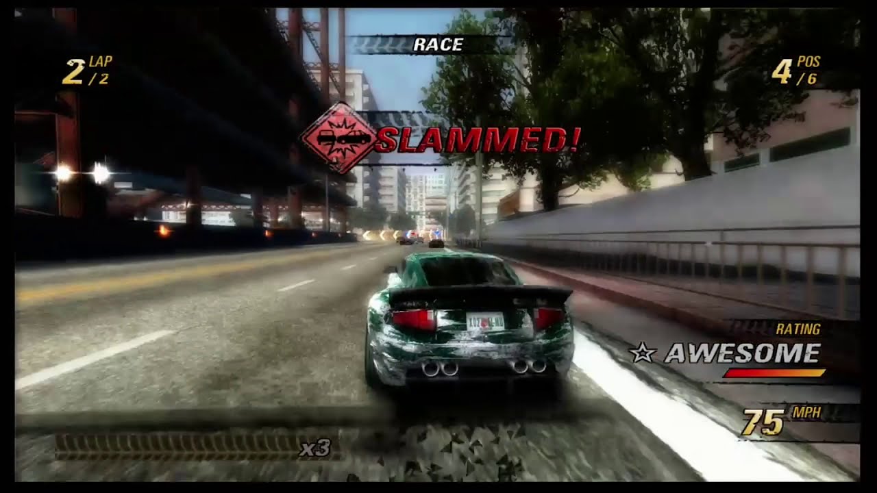 Sunshine Keys Crashbreaker Race w/ Tuned M-Type DX | Burnout Revenge ...