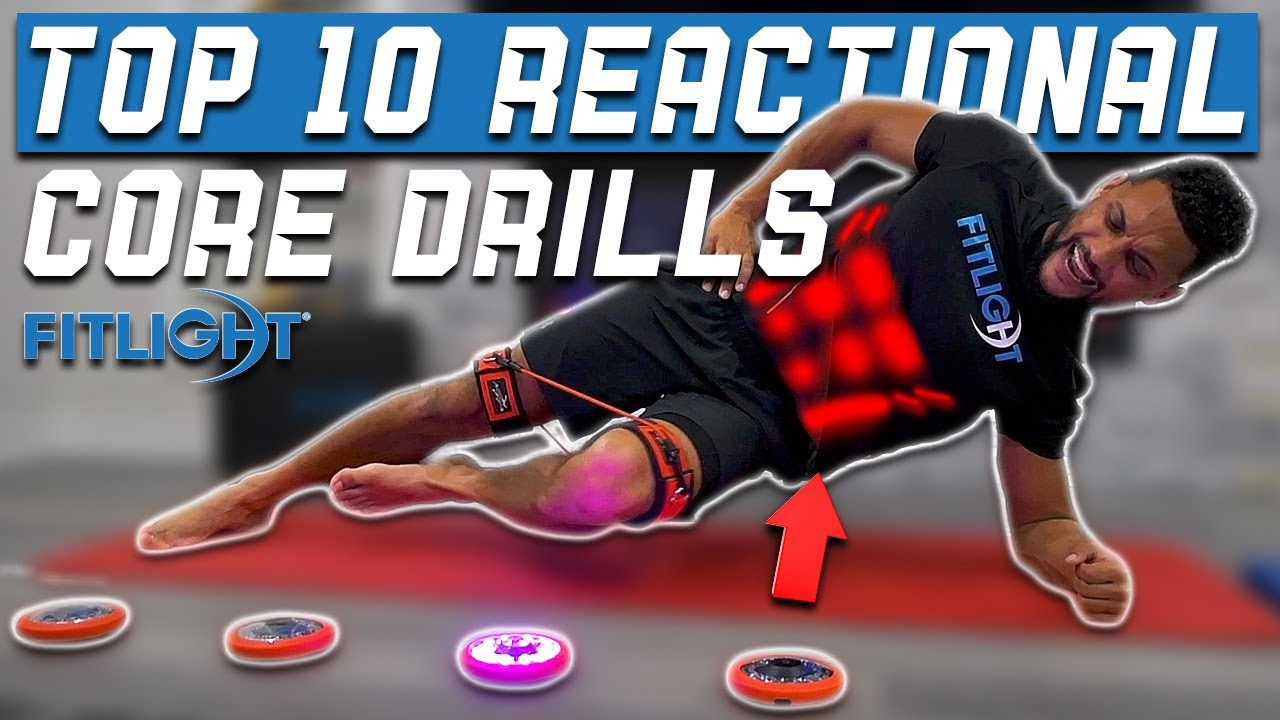 Top 10 At home Ab Exercises | FitLight Training System - YouTube