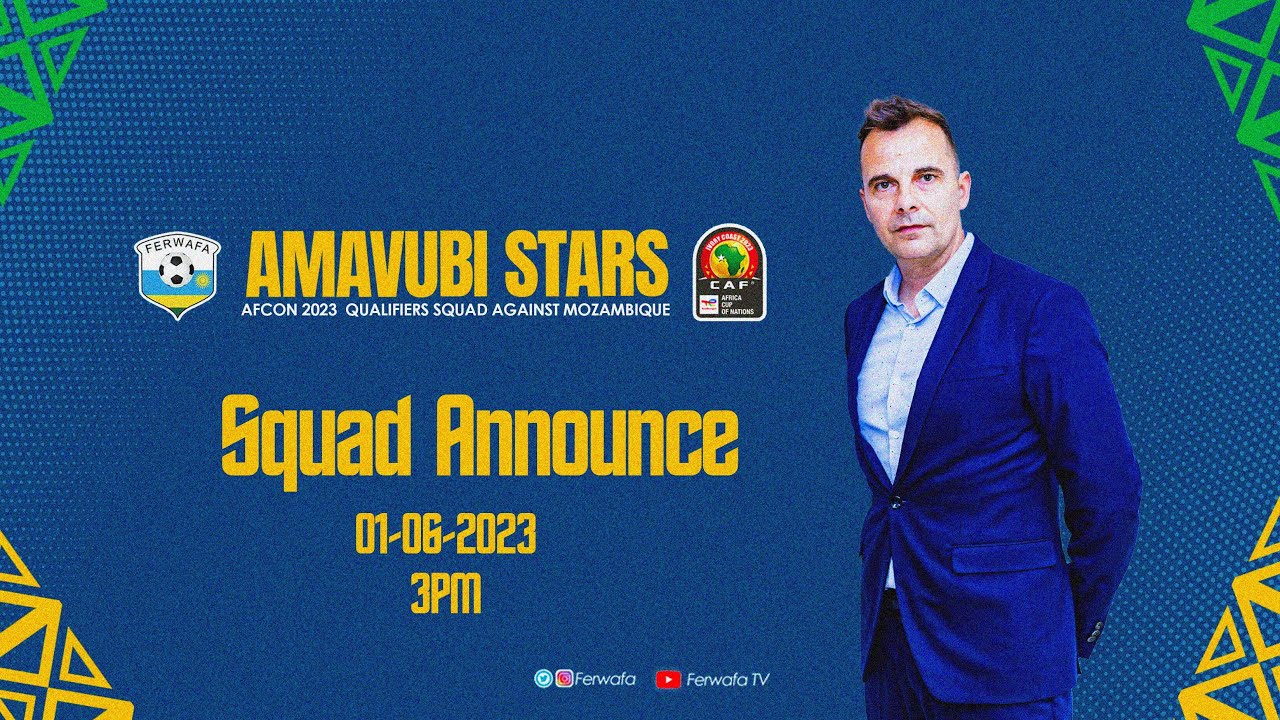 AMAVUBI STARS SQUAD ANNOUNCE - YouTube