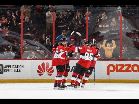 Game 49-Karlsson 600-Ottawa Senators vs Anaheim Ducks 2017-18 - YouTube