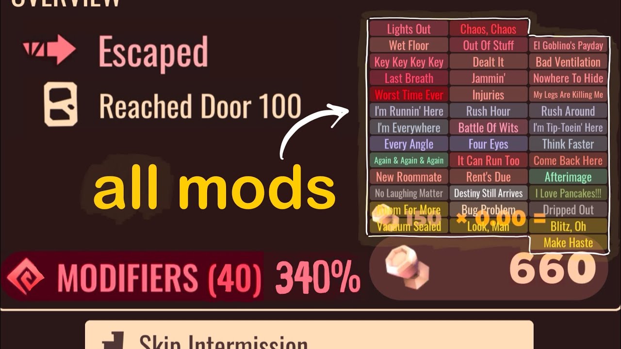 all modifiers challenge (doors) - YouTube