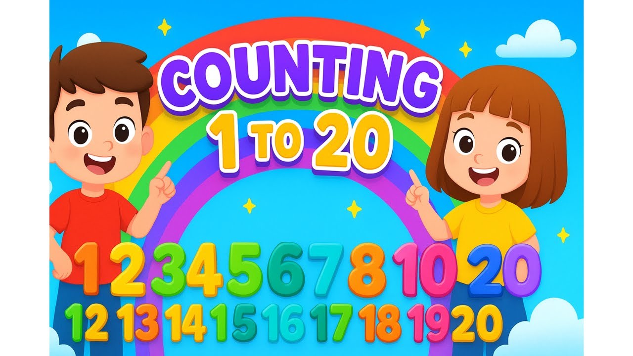 Counting 1 to 20 for Kids | Fun & Easy Learning Numbers - YouTube