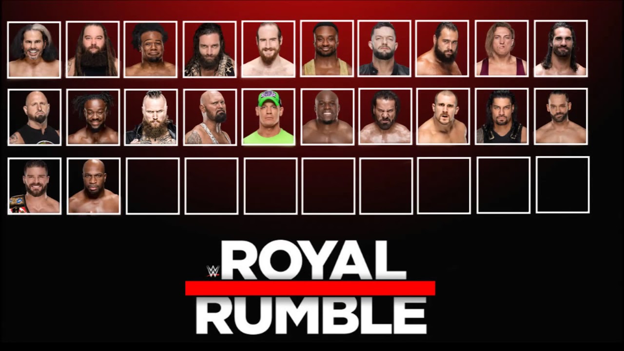 WWE ROYAL RUMBLE 2018 ENTRANTS AND ELIMINATIONS PREDICTIONS - YouTube