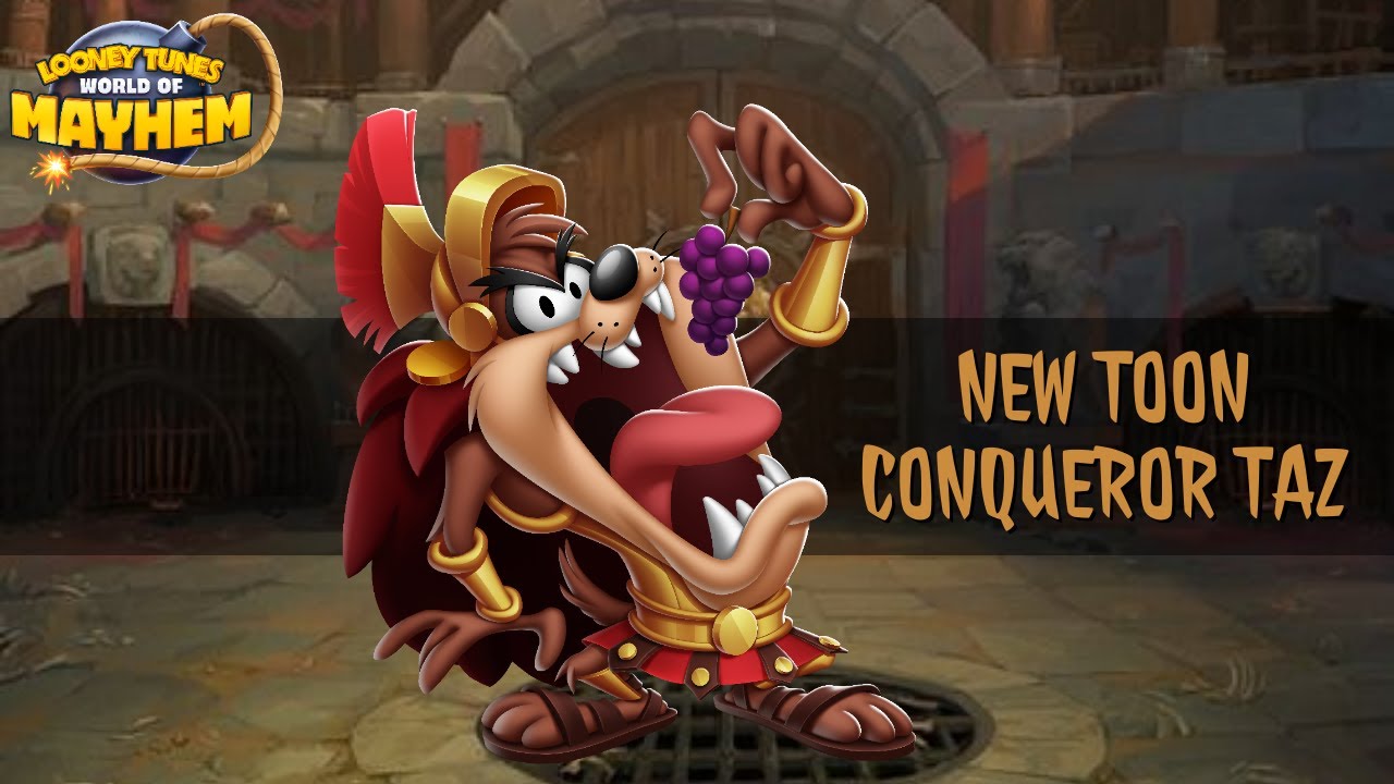 SNEAK PEEK: NEW TOON CONQUEROR TAZ LOONEY TUNES WORLD OF MAYHEM - YouTube