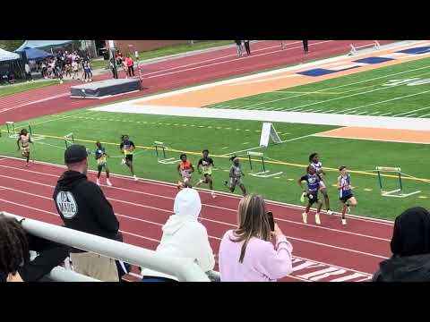 Ali Porter Running 800m at Lincoln University. Ages 13-14