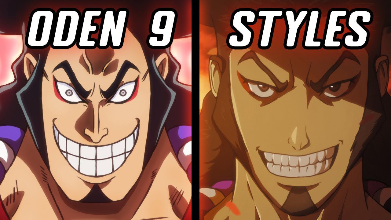 Drawing Oden in 9 different anime styles | One Piece 1000 episode ...