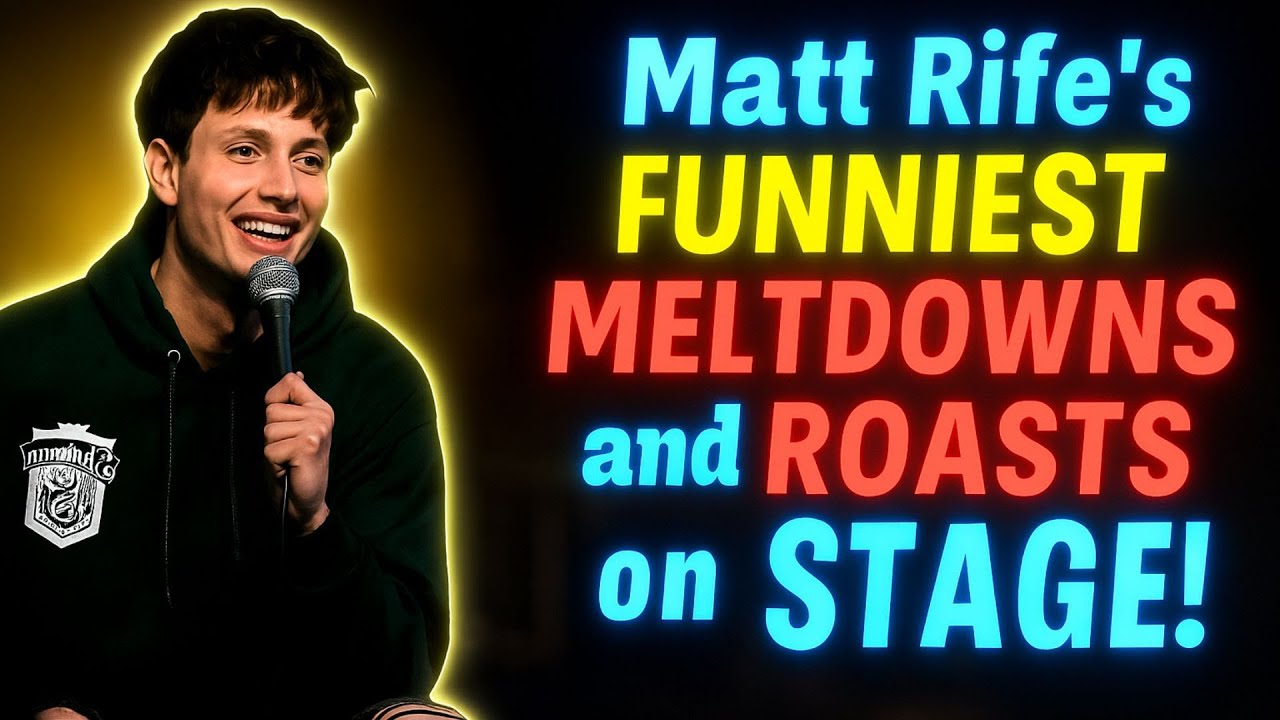 Matt Rife’s Funniest Meltdowns and Roasts on Stage! - YouTube
