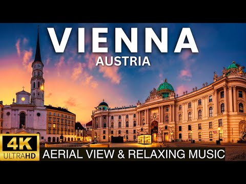 Vienna, Austria 🇦🇹 - 4K UHD video | Austria 4K video | Vienna 4K Drone shots with relaxing music