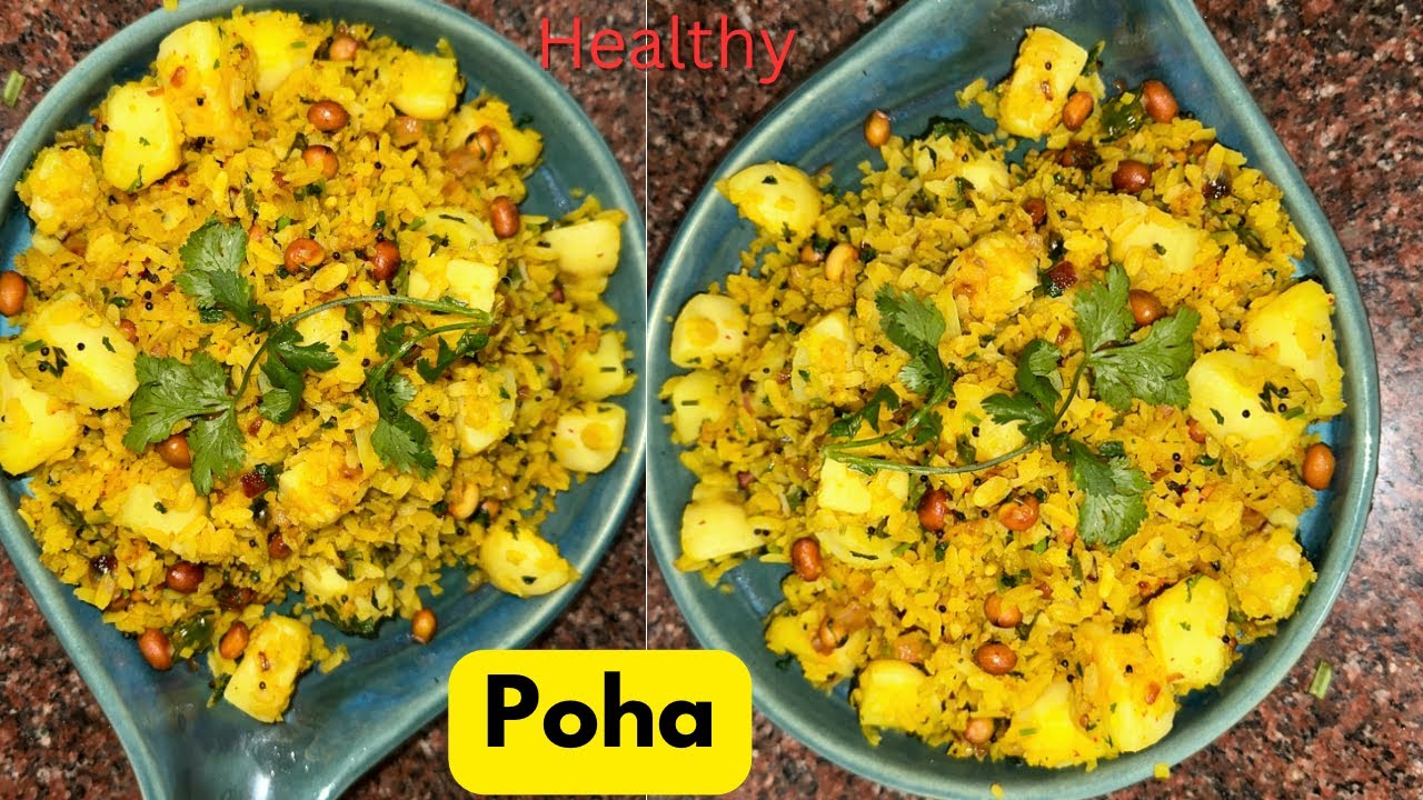 How TO MAKE POHA || HEALTHY BREAKFAST 🥞 @Makeoverwithpooja - YouTube