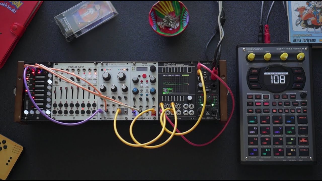 Mini Asian Eurorack System [ Rings, Plonk, V4+, Voltage Block, Mordax ...