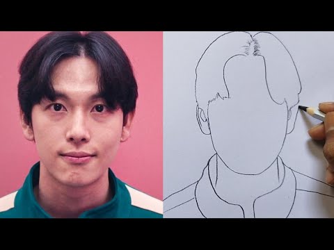 How to Draw squidgame player no 333 / Squidgame Player Easy Drawing ...