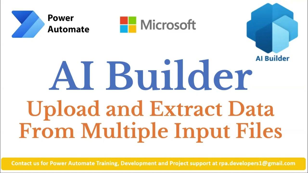 Power Automate AI Builder: Upload Multiple Files | AI Builder Power Automate | Power Automate AI ...