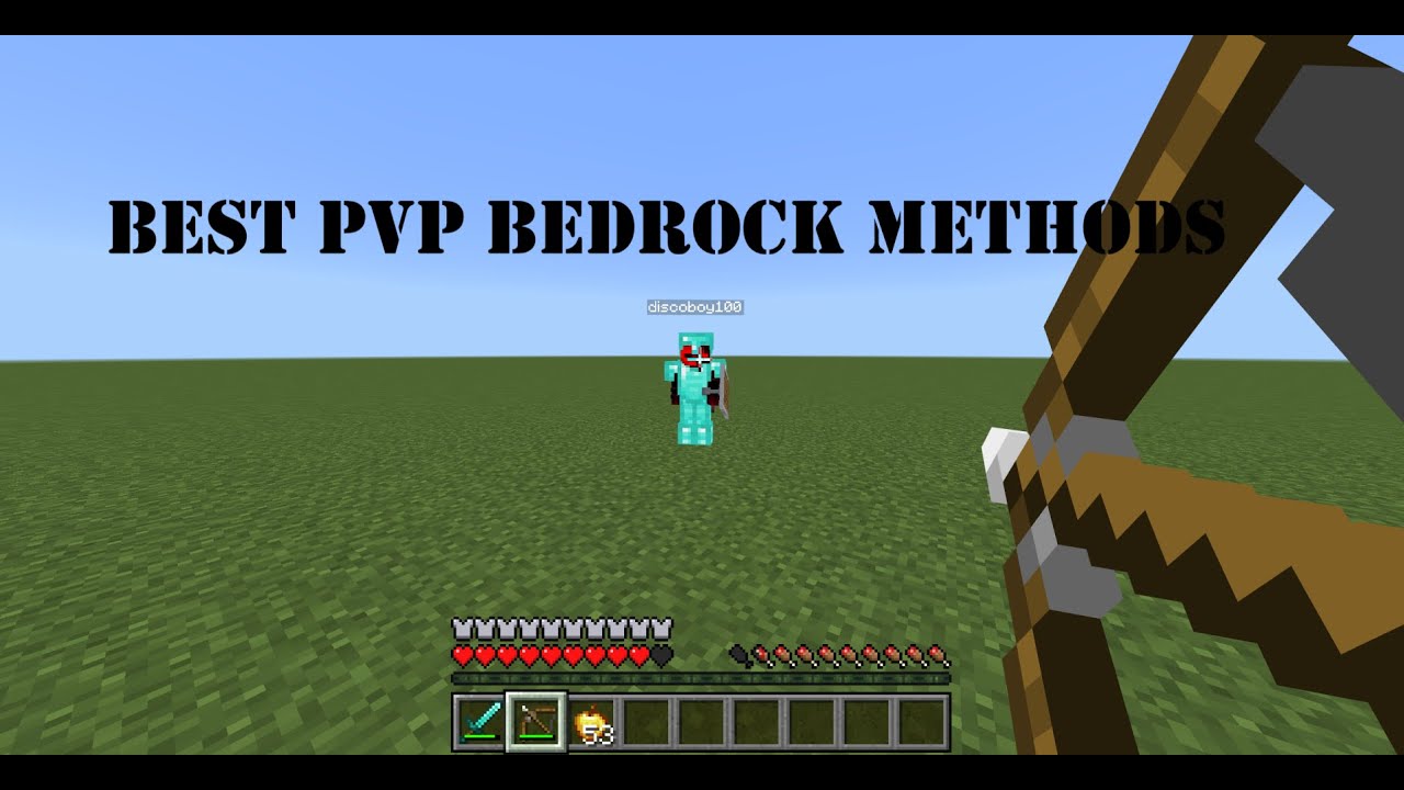 best bedrock pvp methods! learn fast - YouTube