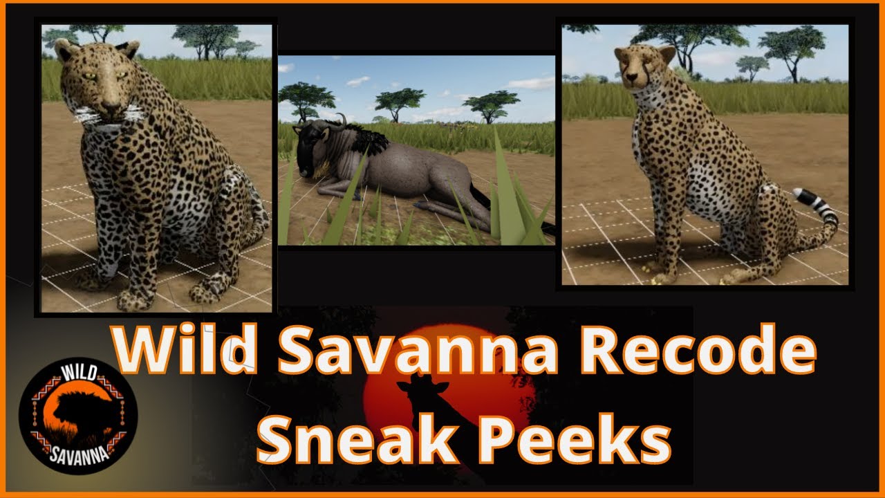 Roblox Wild Savanna - Recode SNEAK PEEKS - Sitting Animation for ...