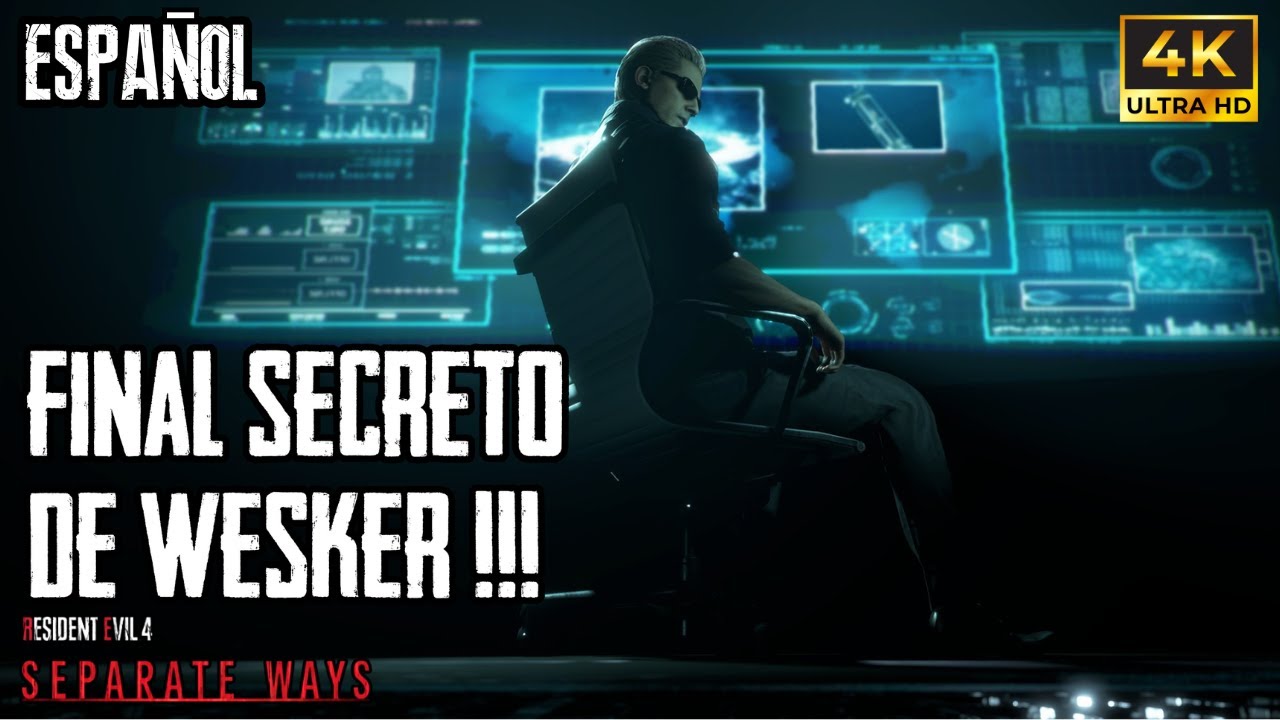 Final Secreto de Wesker Resident Evil 4 Remake Separate Ways DLC - YouTube
