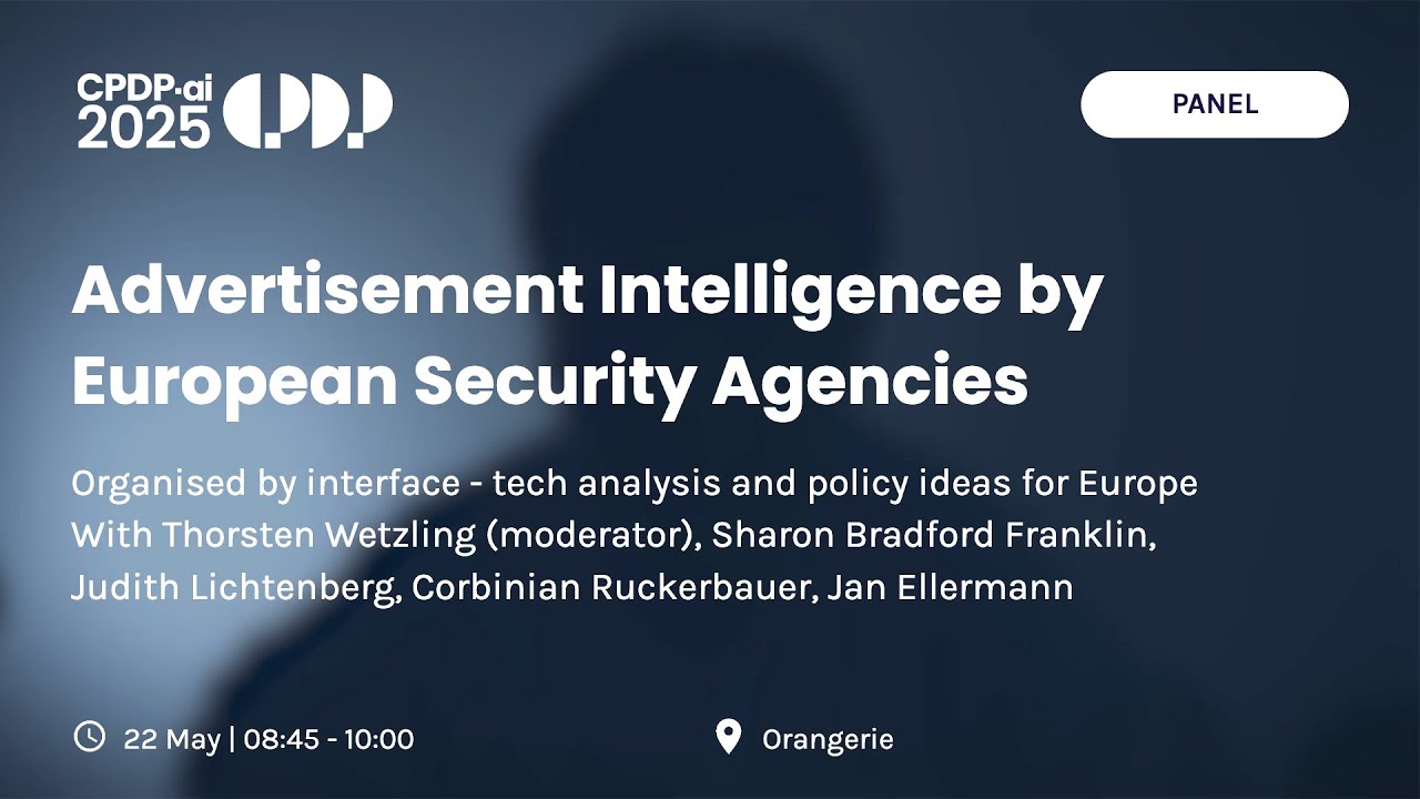 CPDP.ai 2025 - Advertisement Intelligence by European Security Agencies ...