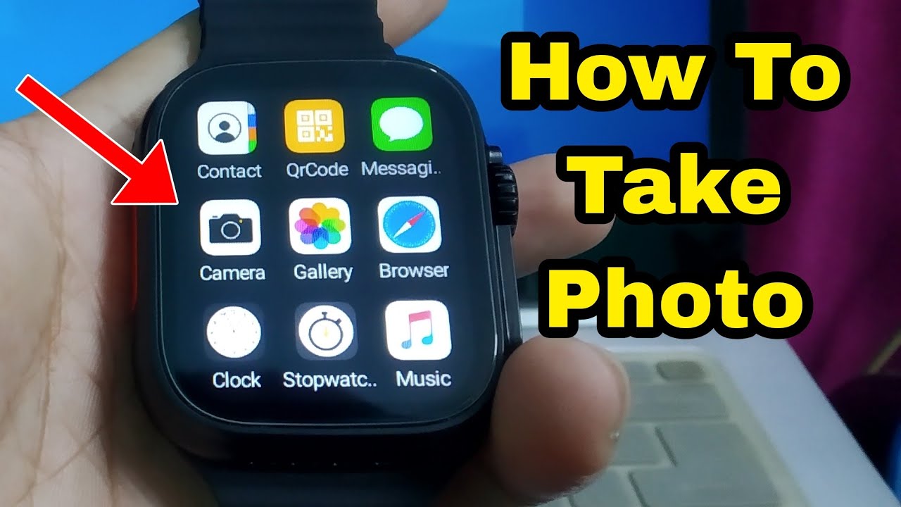 How To Take Photo in Smartwatch - YouTube