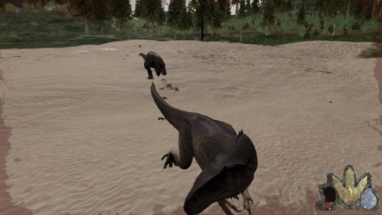 Hunting of the week highlights(allosaurus in action) the isle - YouTube