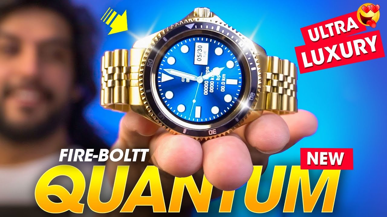 Most *ULTRA LUXURY* Smartwatch You Can Buy! ⚡️ *NEW* Fire-Boltt QUANTUM ...