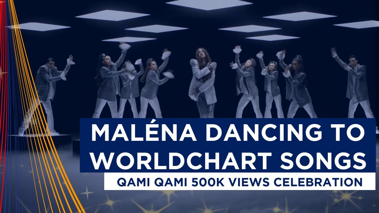 🇦🇲 QAMI QAMI 500K CELEBRATION | Maléna dancing to worldchart songs ...