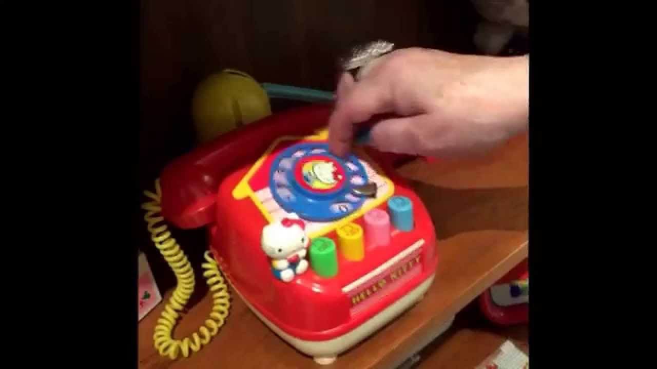 Vintage Hello Kitty phone on display at Hello Kitty Con 2014 - YouTube
