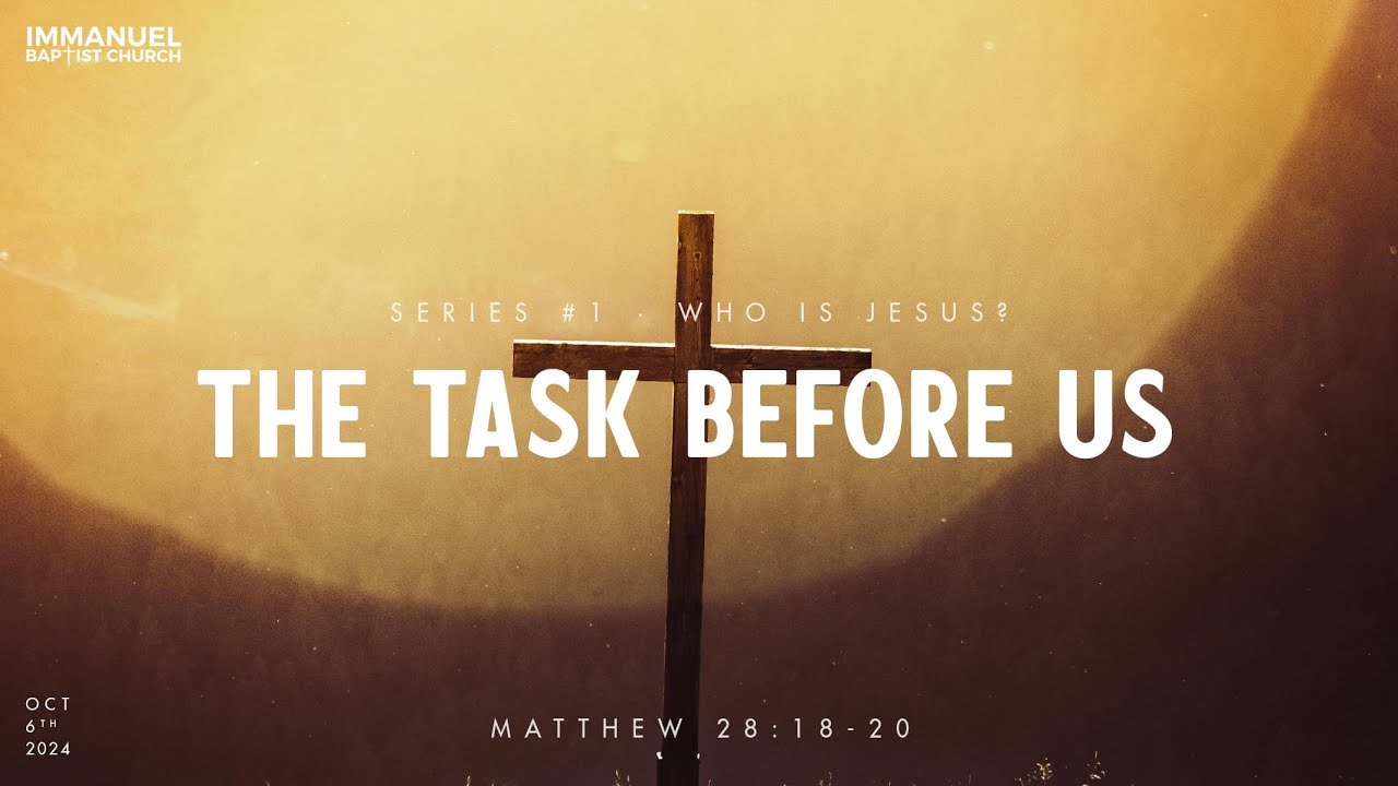 October 06 2024 - Dr. Mark John Bennett - The Task Before Us (#1 Who Is ...