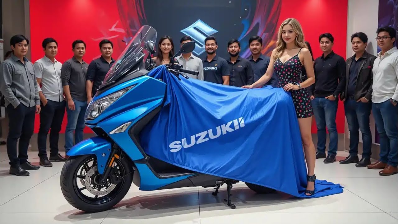 2025 Suzuki Burgman 180 Scooter - First Look & Features! - YouTube