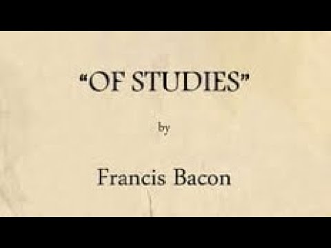 Of Studies Summary | Of Studies by Francis Bacon | Summary Explained ...