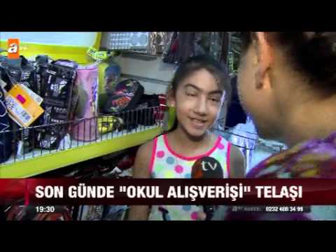 Son günde okul alışverişi telaşı - atv Ana Haber