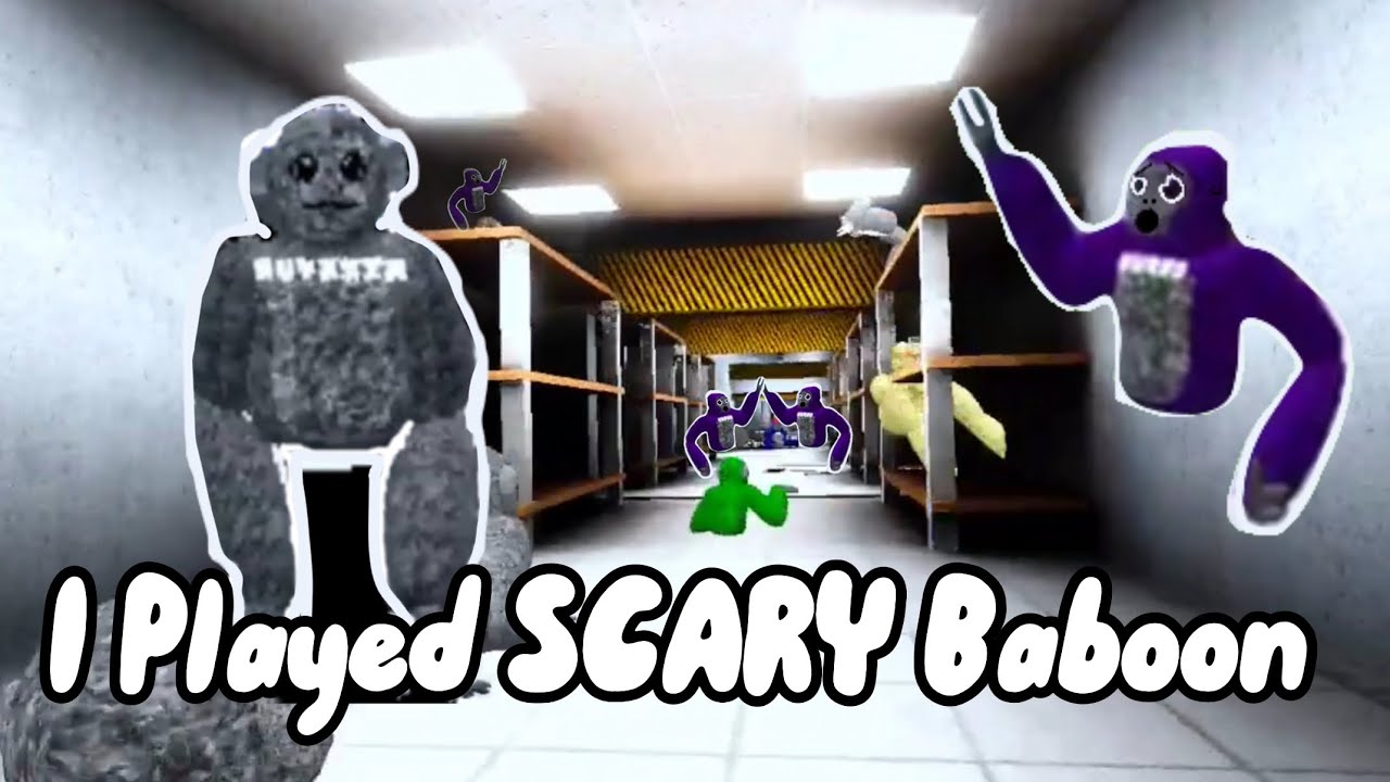 Scary Baboon IS THE BEST Gtag Horror Game EVER - YouTube