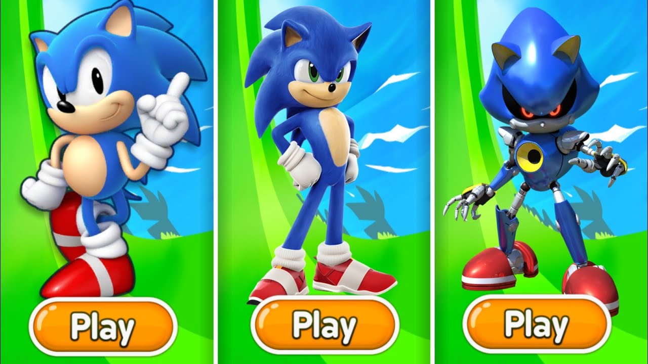 Sonic Dash - Movie Sonic Vs Metal sonic Vs Classic Sonic Vs All Boss ...