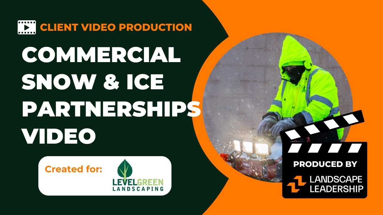 Commercial Snow Plowing Marketing Video - Level Green Landscaping - YouTube