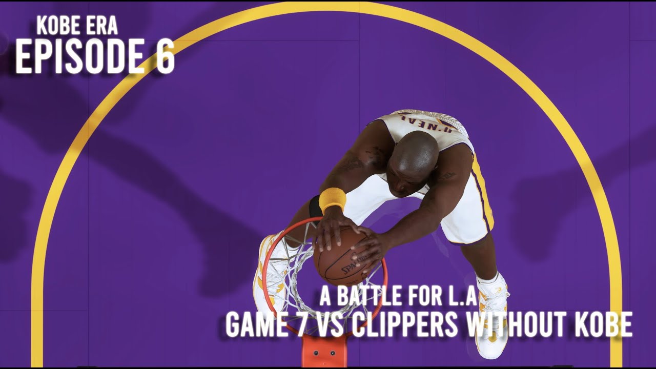 MyNBA Eras - Kobe Era | Game 7 without Kobe (injury) | NBA2K25 Gameplay | Episode 6 - YouTube