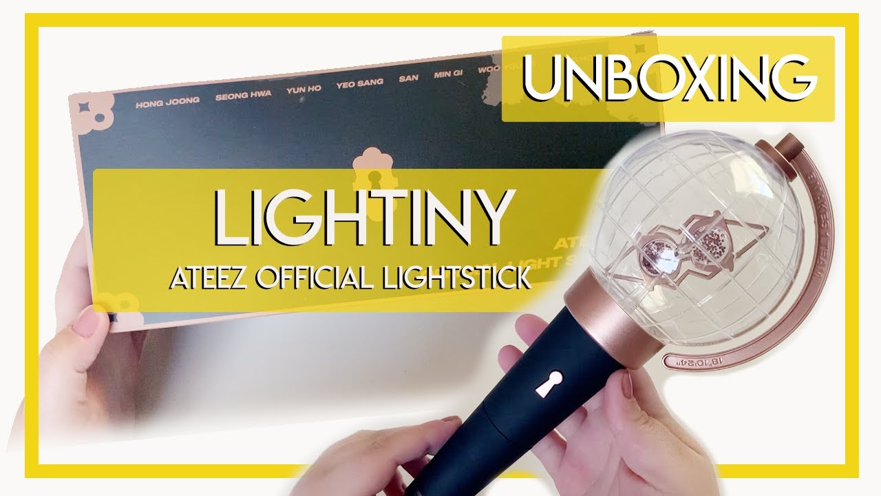 UNBOXING 📦 ATEEZ's Official Lightstick LIGHTINY - YouTube