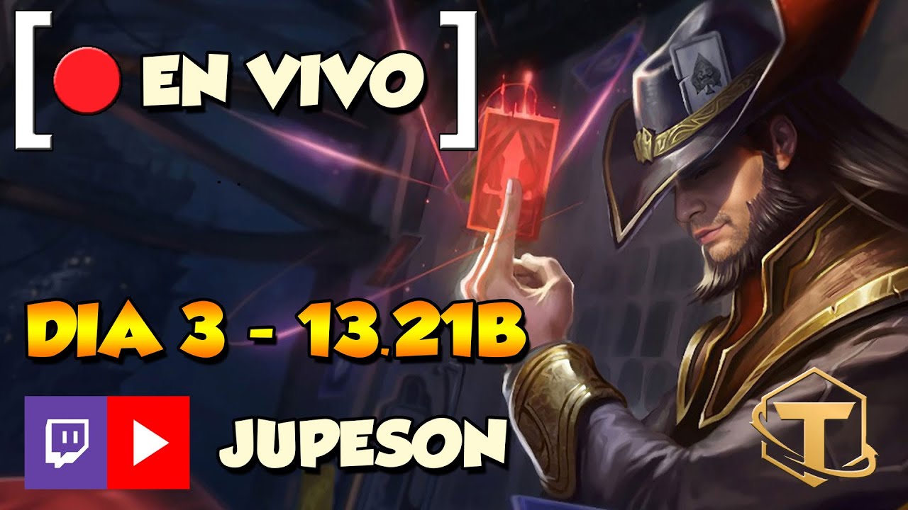 🔴 EN VIVO JUPESON Día 3 Parche 13.21B TFT Gameplay - YouTube