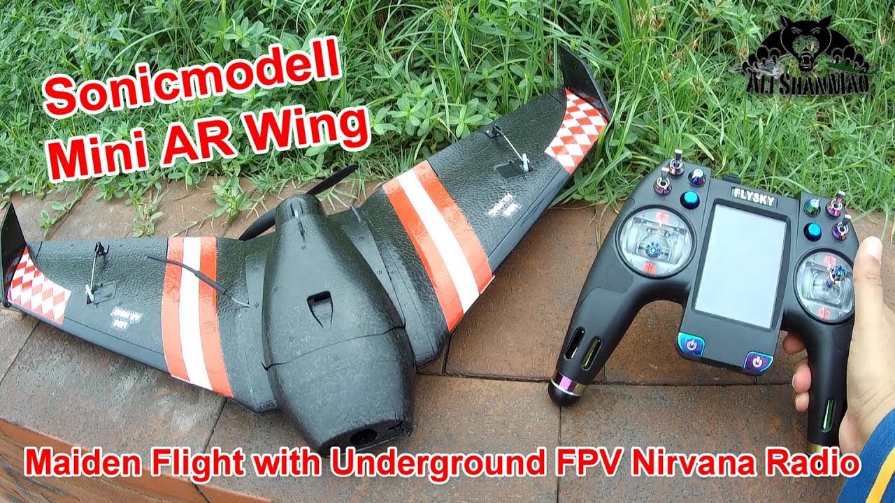 Mini AR Wing Maiden Flight with Underground FPV Nirvana - YouTube
