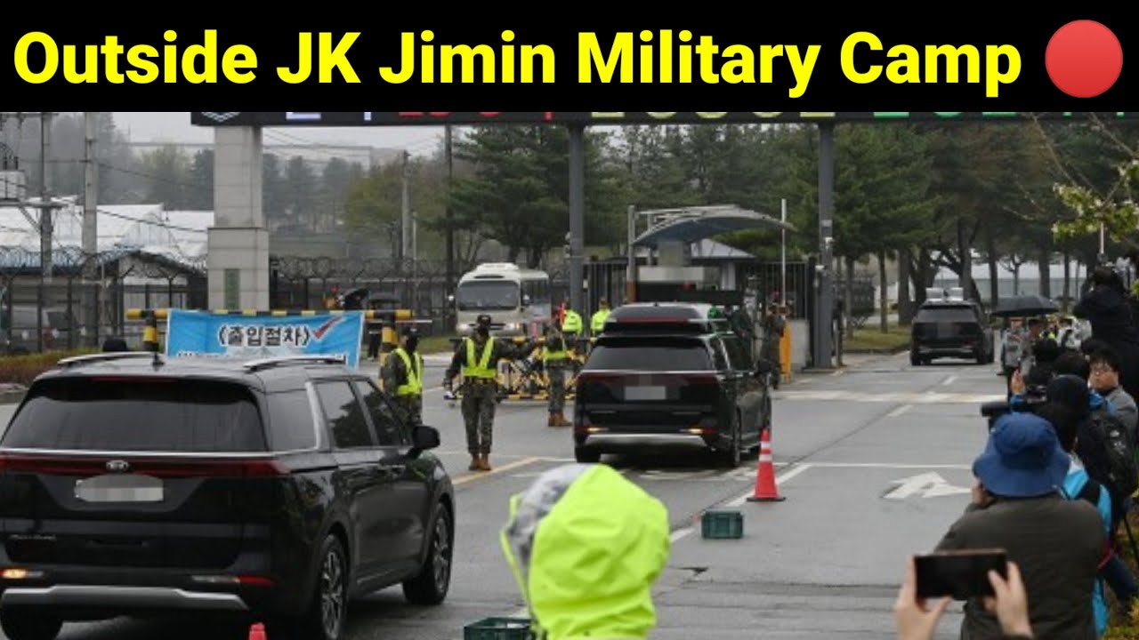 Live 🔴 Outside Jimin Jungkook Military Camp - YouTube