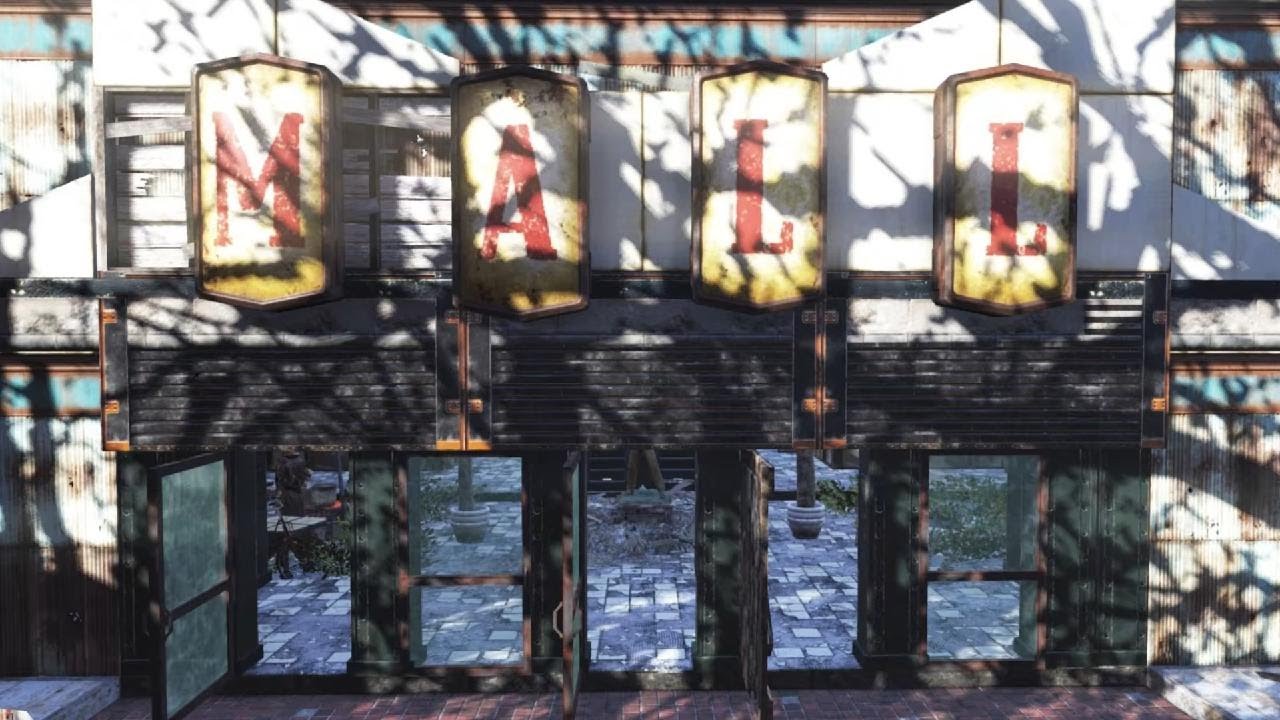 The Abandoned Greater Morgantown Outlet Mall (Fallout 76 Camp) - YouTube
