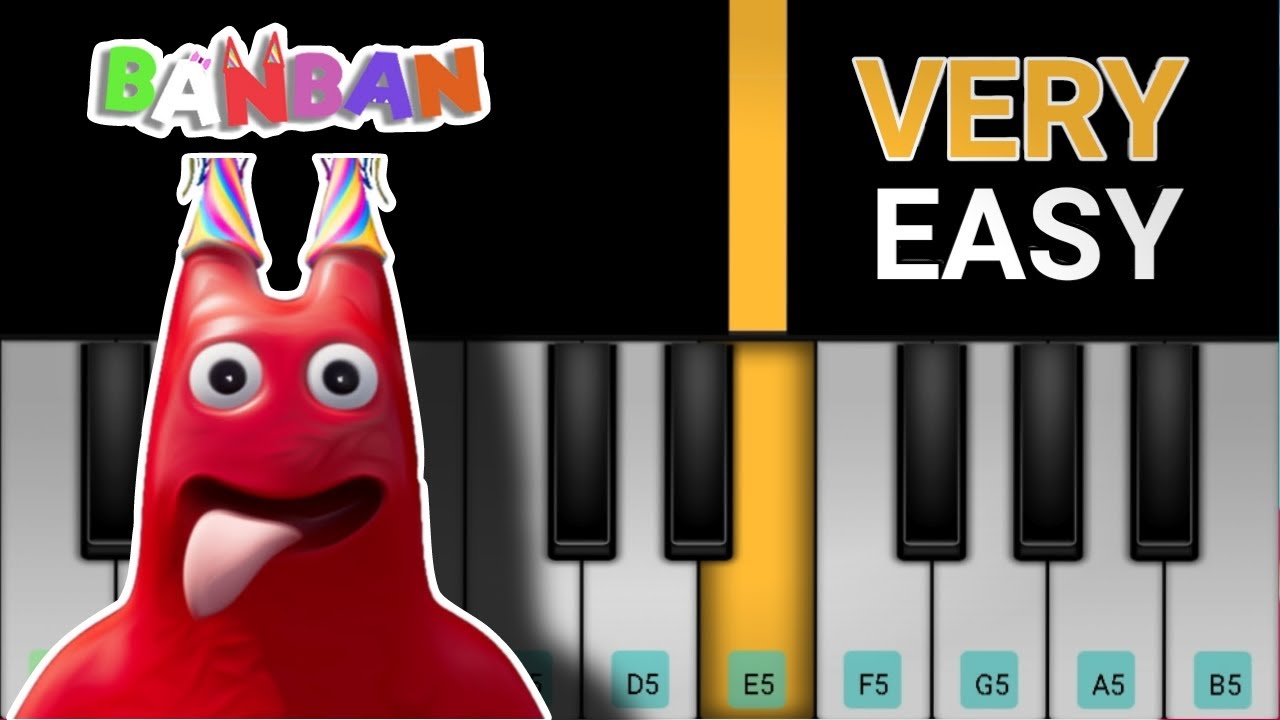Garten Of Banban 2 - Banban's Music Box | Easy Piano Tutorial - YouTube